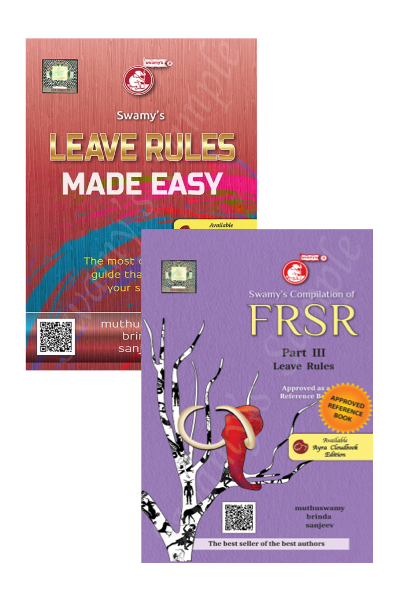 Swamy FRSR Part III Leave Rules 2024 and Leave Rules Made Easy 2024